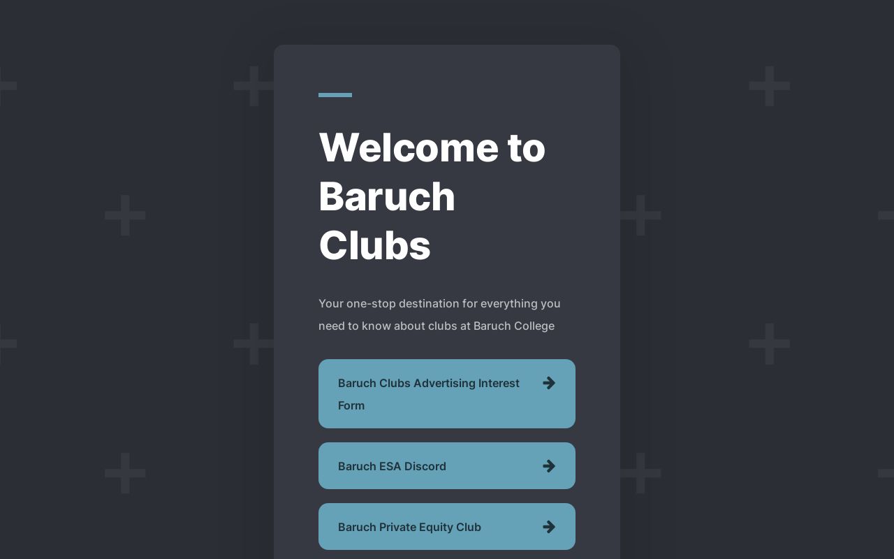 Baruch Clubs
